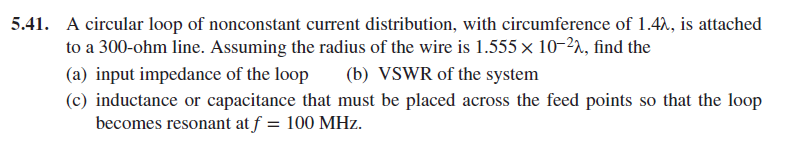 Solved 41. A circular loop of nonconstant current | Chegg.com