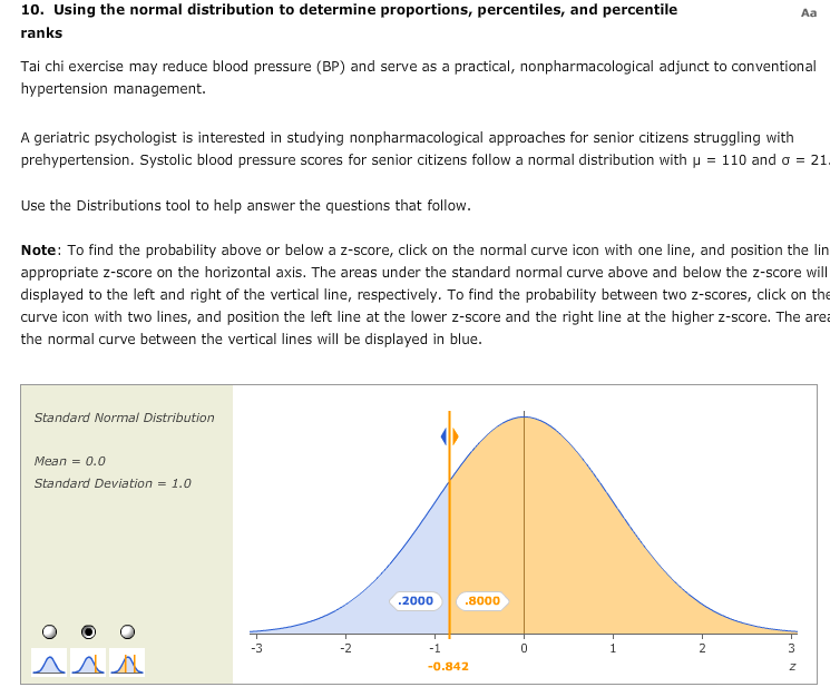 Solved 10. Using the normal distribution to determine | Chegg.com