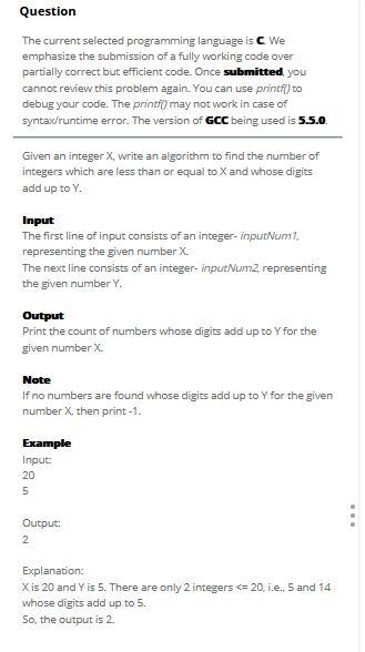 Solved Question The current selected programming language is | Chegg.com