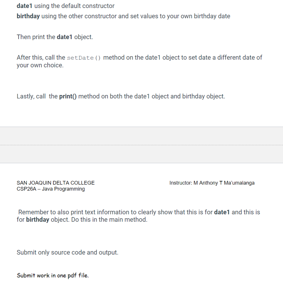 ss of the java code and output with all details and | Chegg.com