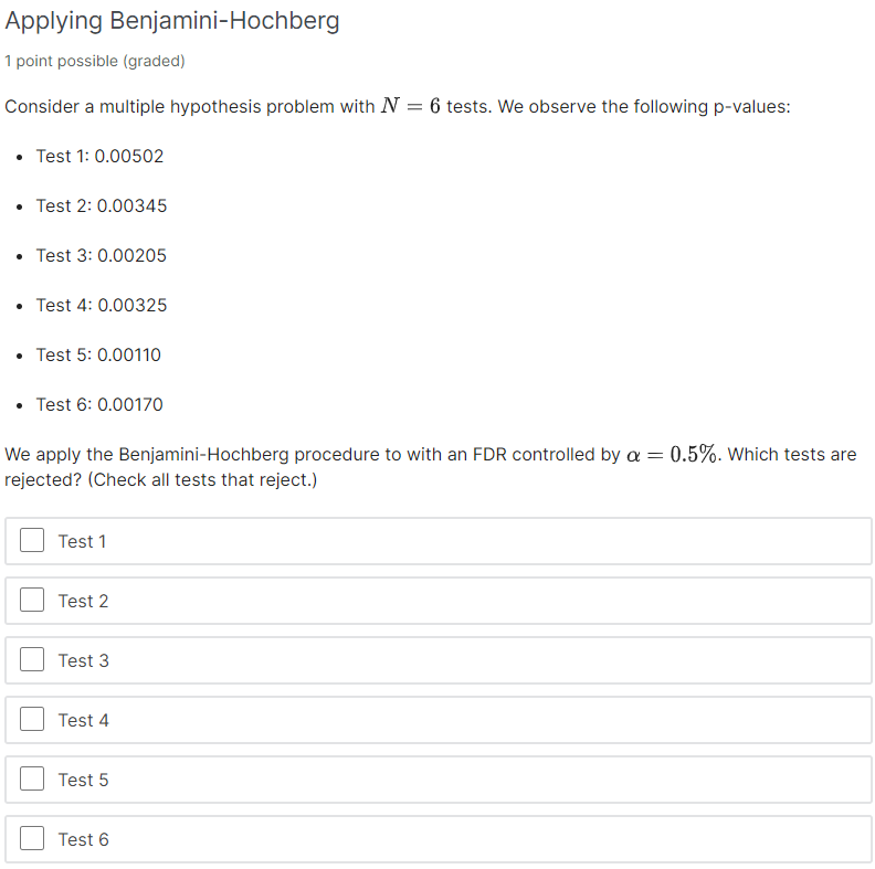 [Solved]: Consider a multiple hypothesis problem with ( N