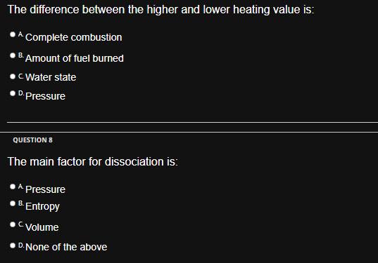 Solved The difference between the higher and lower heating | Chegg.com