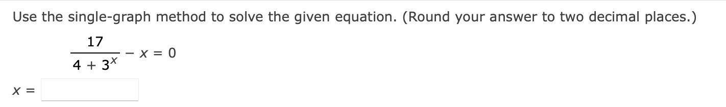 Use the single-graph method to solve the given | Chegg.com