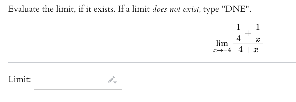 Solved Evaluate the limit, ﻿if it exists. If a limit does | Chegg.com