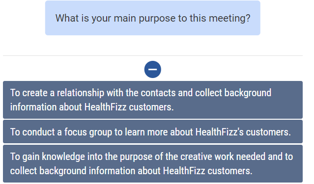 Solved Knowledge of vital marketing information Your Role | Chegg.com