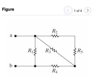 Solved Part B Find the equivalent resistance Rab for the | Chegg.com