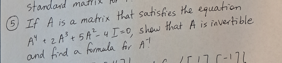 Solved If A is a matrix that satisfies the equation | Chegg.com