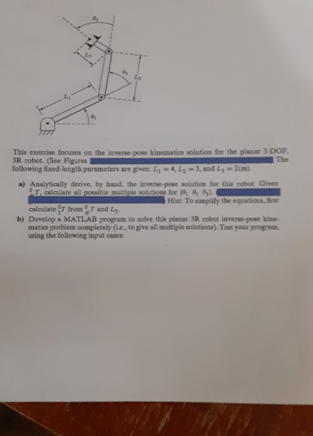 Solved La This exercise focuses on the inverse-pose | Chegg.com
