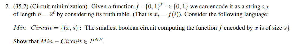 Solved (20) (Circuit minimization). Given a function f : {0, | Chegg.com
