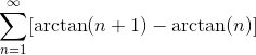 Solved arctan(n1) arctan(n)] n=1 | Chegg.com