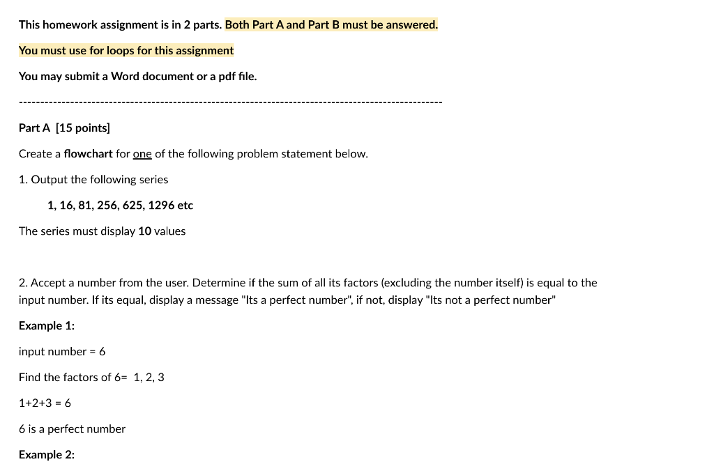 Solved This homework assignment is in 2 parts. Both Part A | Chegg.com
