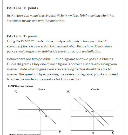 Question 18 30 pts The IS-MP-PC Model This question | Chegg.com