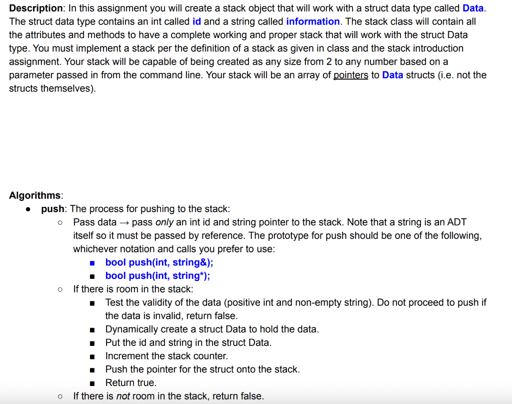 Solved Description: In this assignment you will create a | Chegg.com