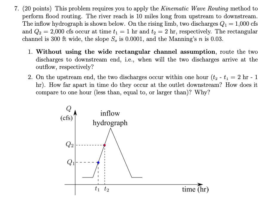 Solved 7. (20 points) This problem requires you to apply the | Chegg.com