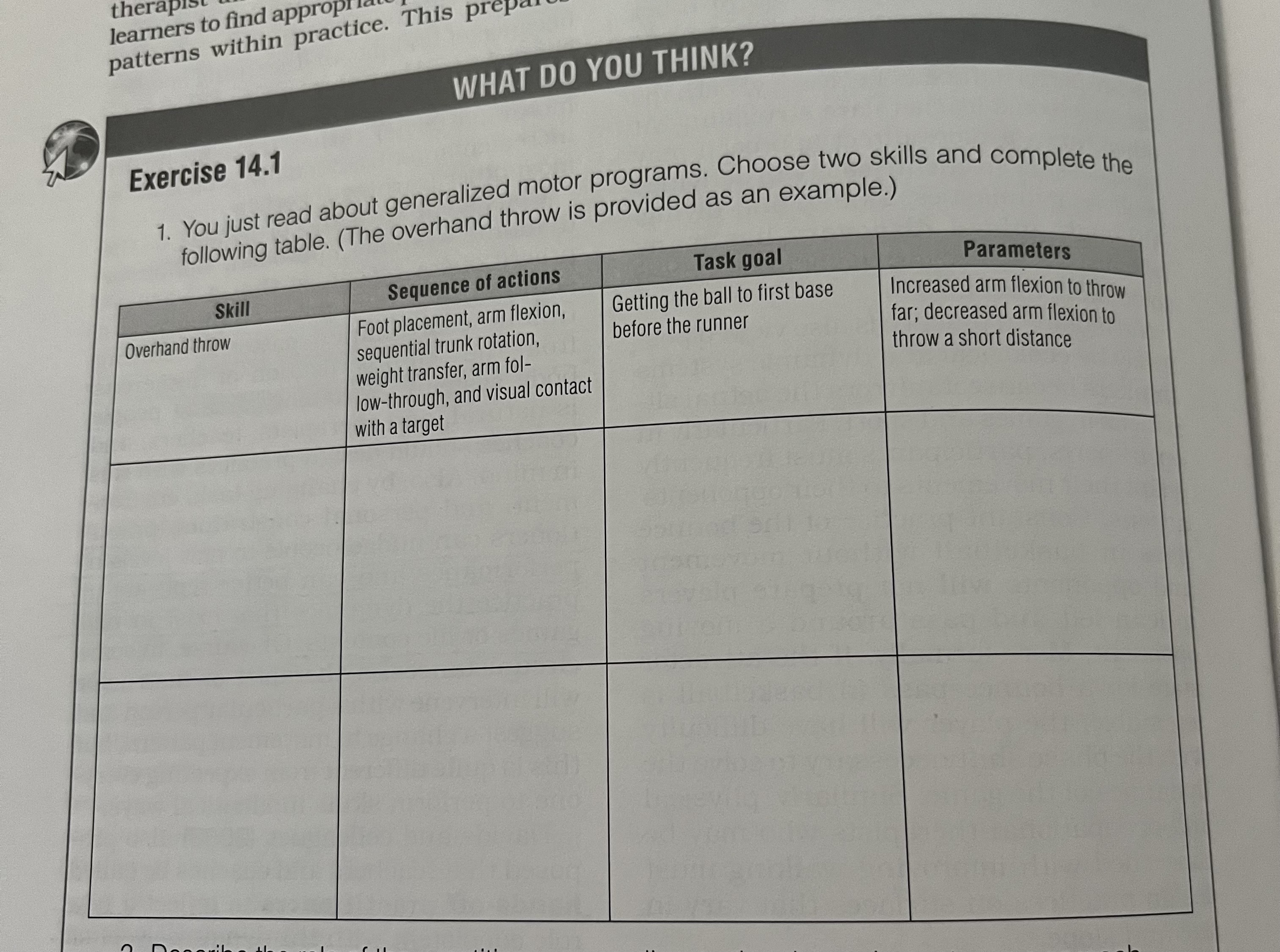 Solved Exercise 14.1 1 You just read about generalized motor | Chegg.com