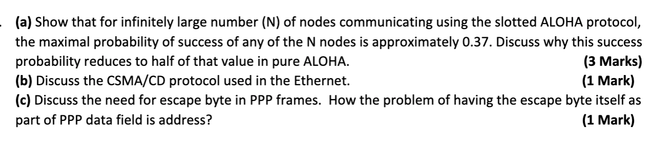Solved (a) Show that for infinitely large number (N) of | Chegg.com