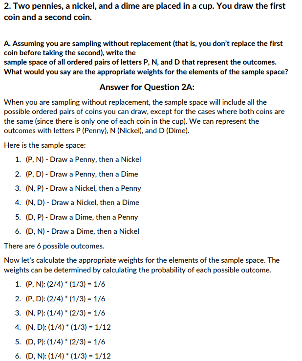 Solved 1. When you roll two dice, what is the probability of | Chegg.com