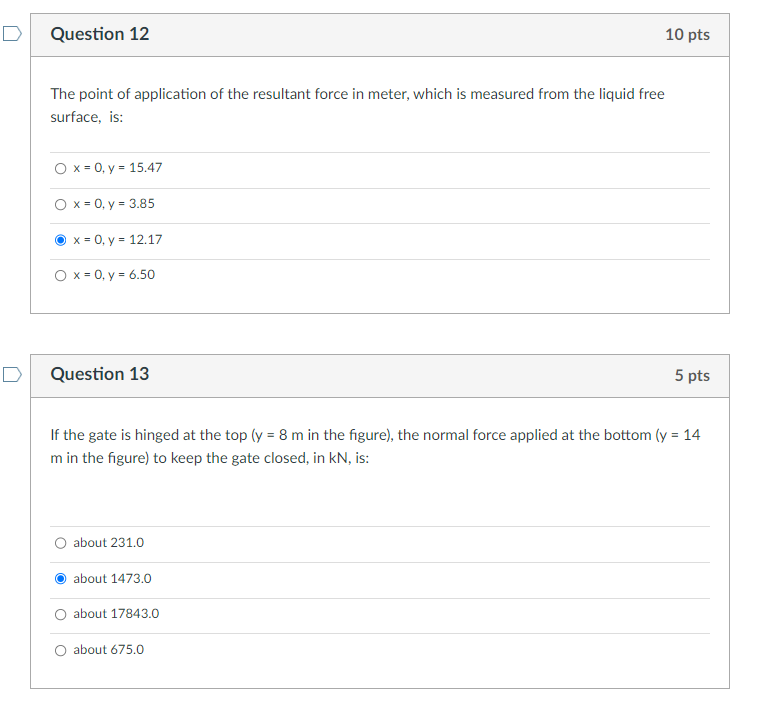 [Solved]: A gate having a triangular shape shown in the fi