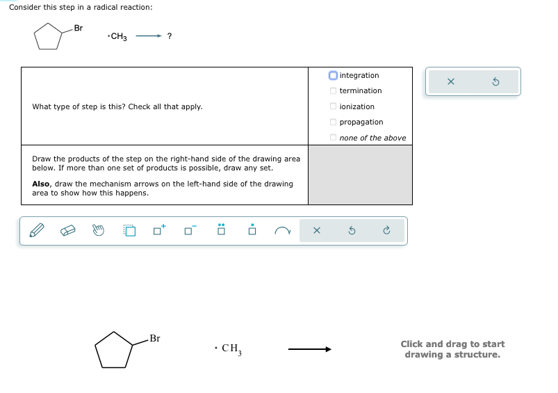 Solved Consider this step in a radical | Chegg.com