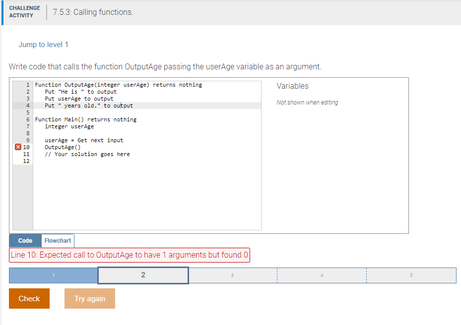 Solved Challenge Activity 7 5 3 Calling Functions Jump To