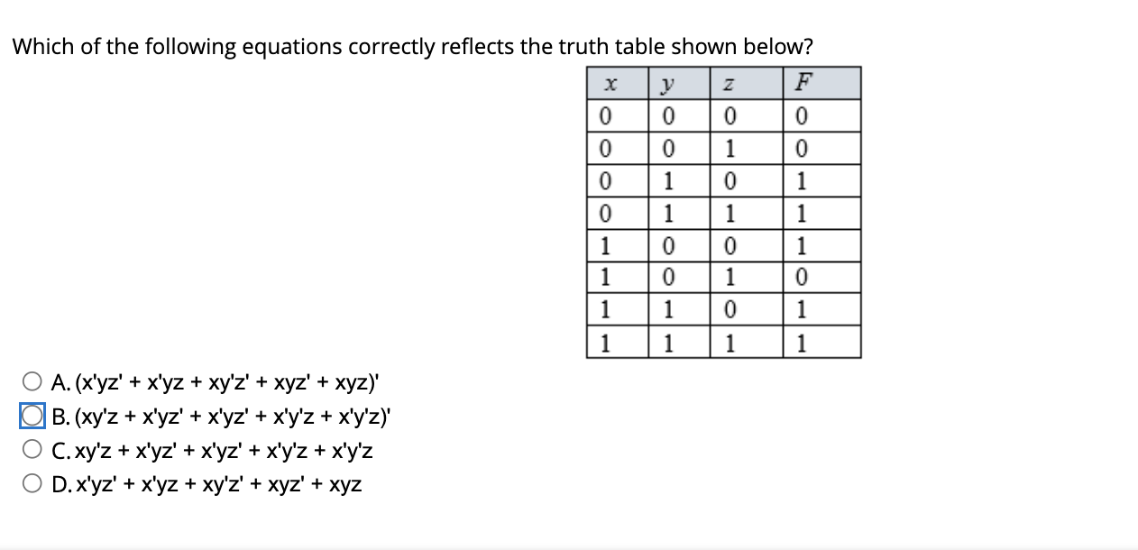 Solved Which of the following equations correctly reflects | Chegg.com