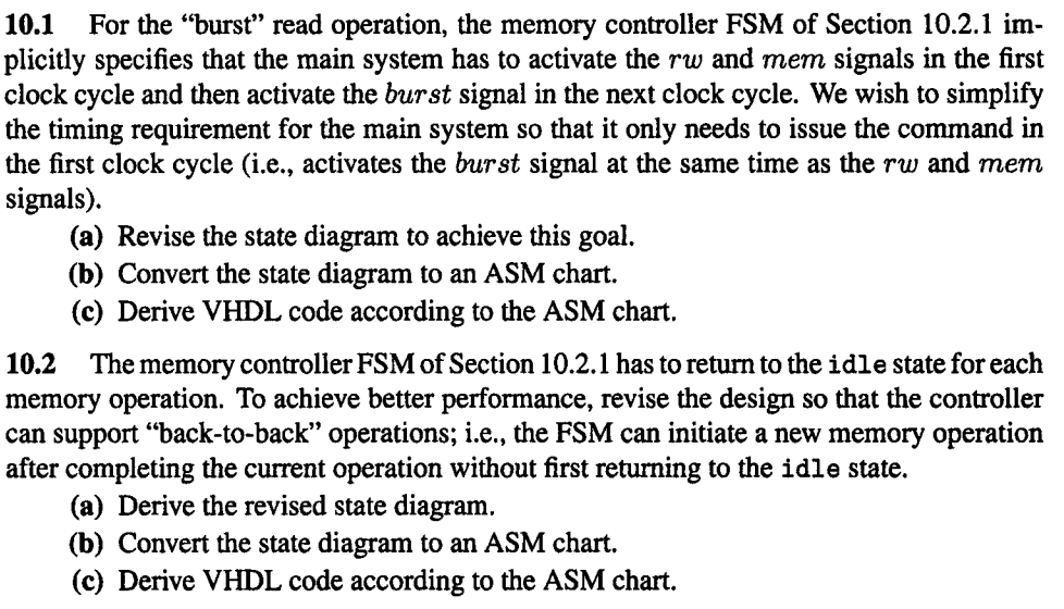 Solved This Question Is From Textbook Rtl Hardware Design 