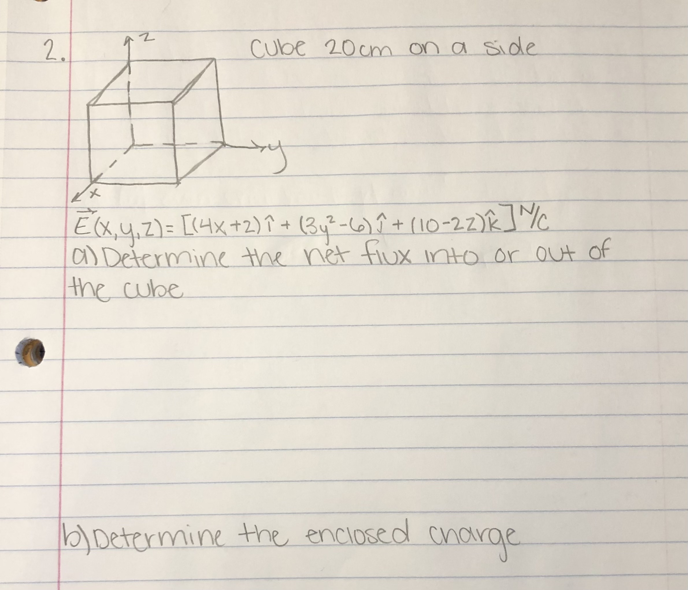 Solved 20 cm on a side | Chegg.com