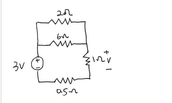 Solved Solve for V, need explanation. | Chegg.com