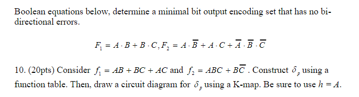 9. (20pts) Use output encoding to eliminate | Chegg.com