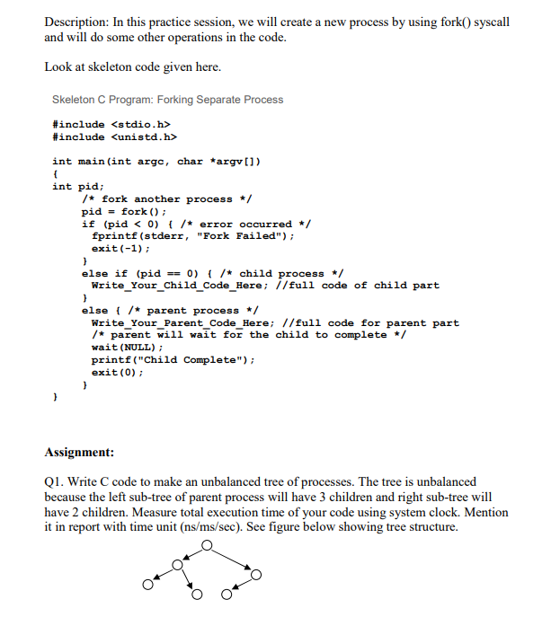 Solved Description: In this practice session, we will create | Chegg.com