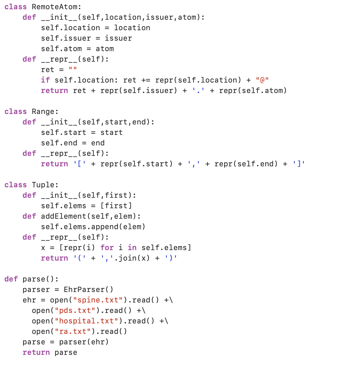 Solved what exactly is the parse() function in the | Chegg.com