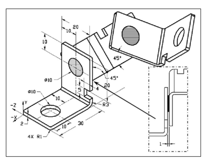 Solved 1. Build the following assembly. It contains three | Chegg.com