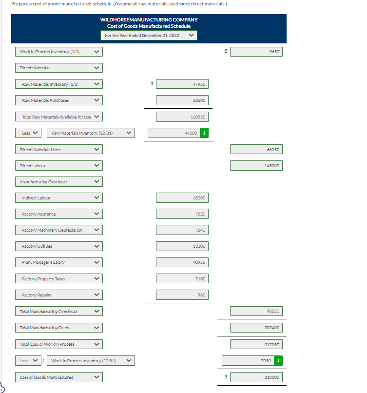Solved Prepare an income statement through gross profit. | Chegg.com