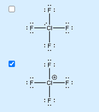 Solved Draw the Lewis structure for ClF4+and select the | Chegg.com