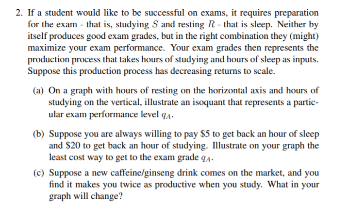 2. If a student would like to be successful on exams, | Chegg.com