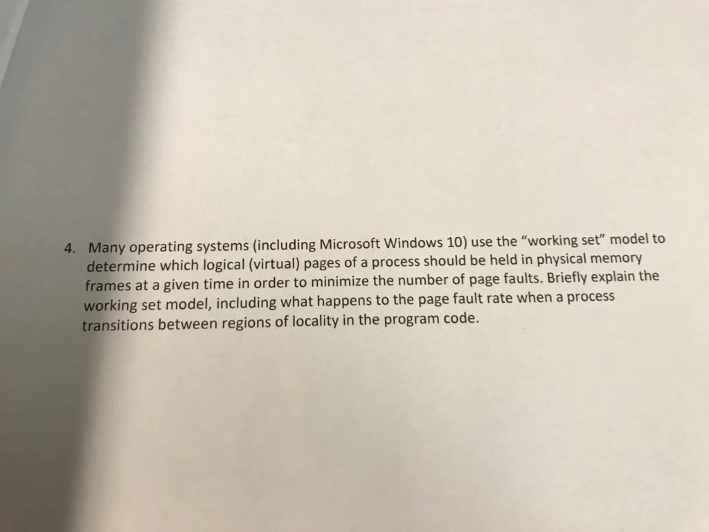 Solved Many operating systems (including Microsoft Windows | Chegg.com