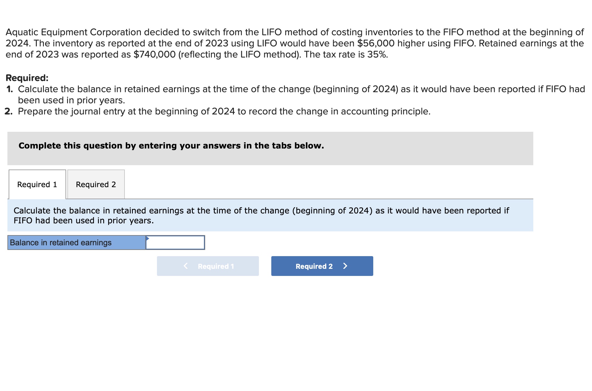 Solved by an EXPERT Aquatic Equipment Corporation decided to switch from | Chegg.com