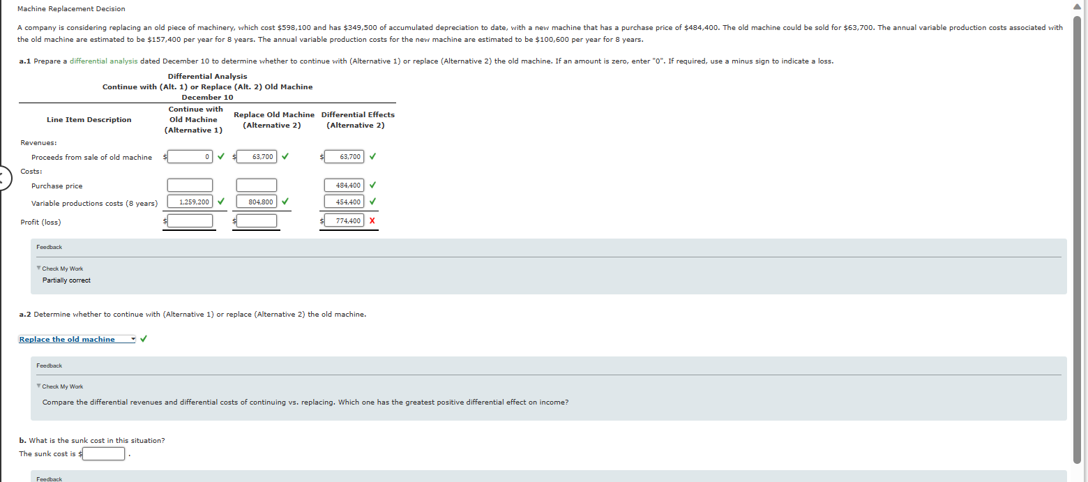 Solved mer ⋯.. Feedback 『 Check My Wark Partially correct | Chegg.com Solved mer ⋯.. Feedback 『 Check My Wark Partially correct | Chegg.com