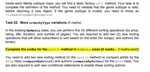 Solved The program YourPrime is a digital media library | Chegg.com