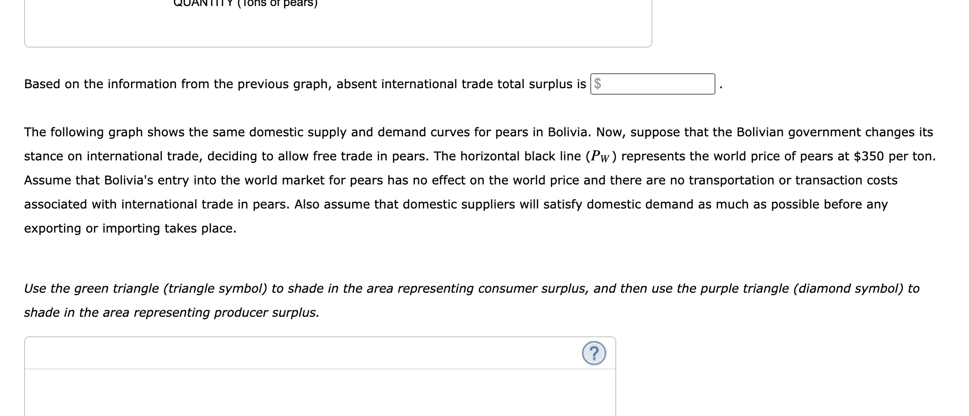 Solved The following problem analyzes the Bolivian market | Chegg.com Solved The following problem analyzes the Bolivian market | Chegg.com