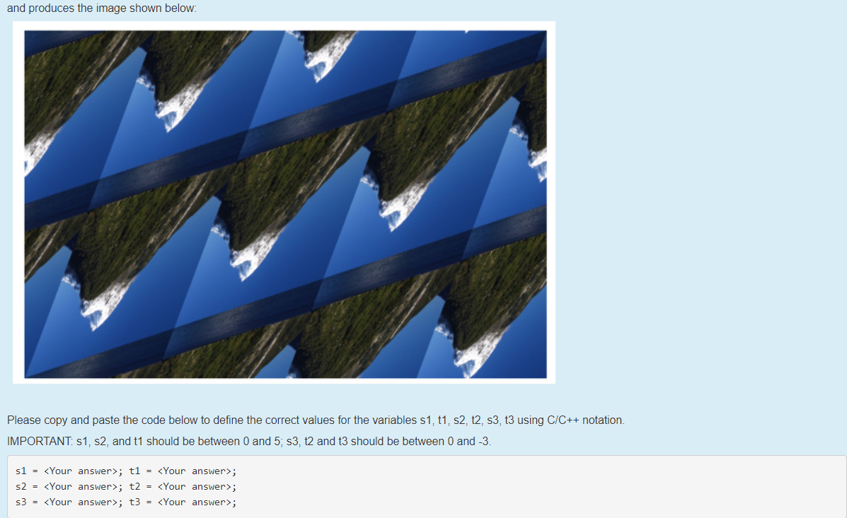 The image below is used to texture map a rectangle: | Chegg.com
