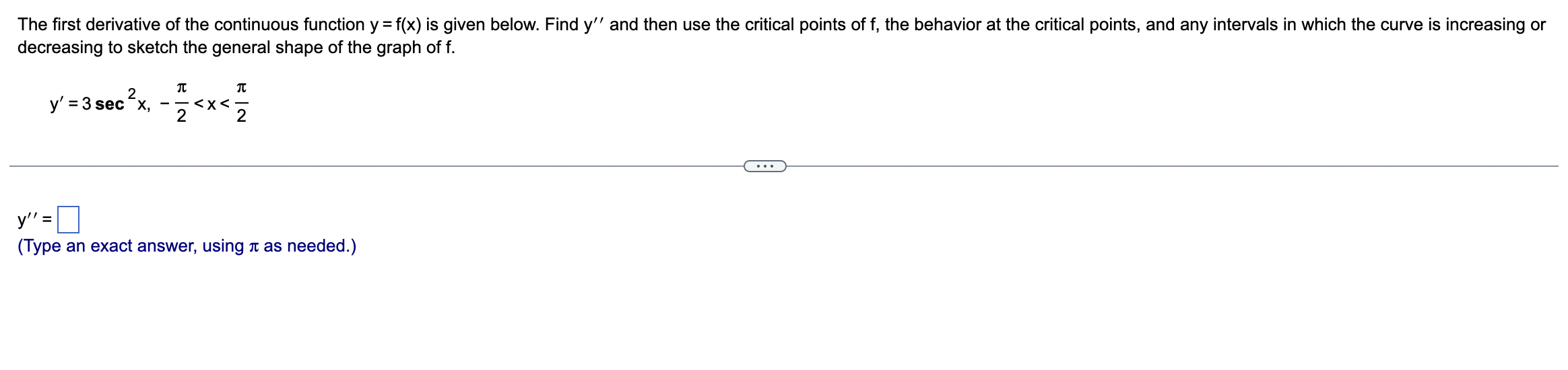 Solved decreasing to sketch the general shape of the graph | Chegg.com