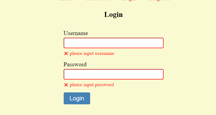 Solved I just want my username and password required to | Chegg.com
