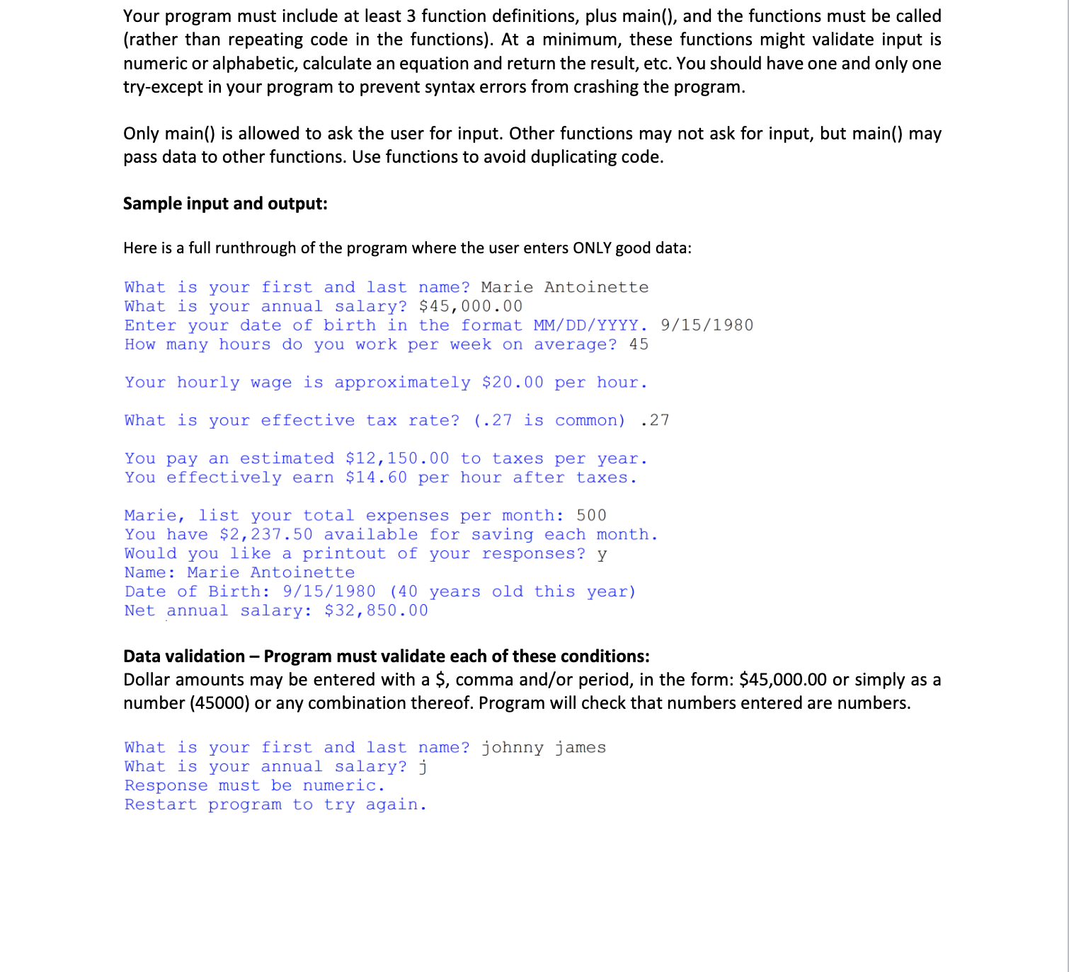 Solved Python Please Help Tryexcept Statement Is Giving 3000