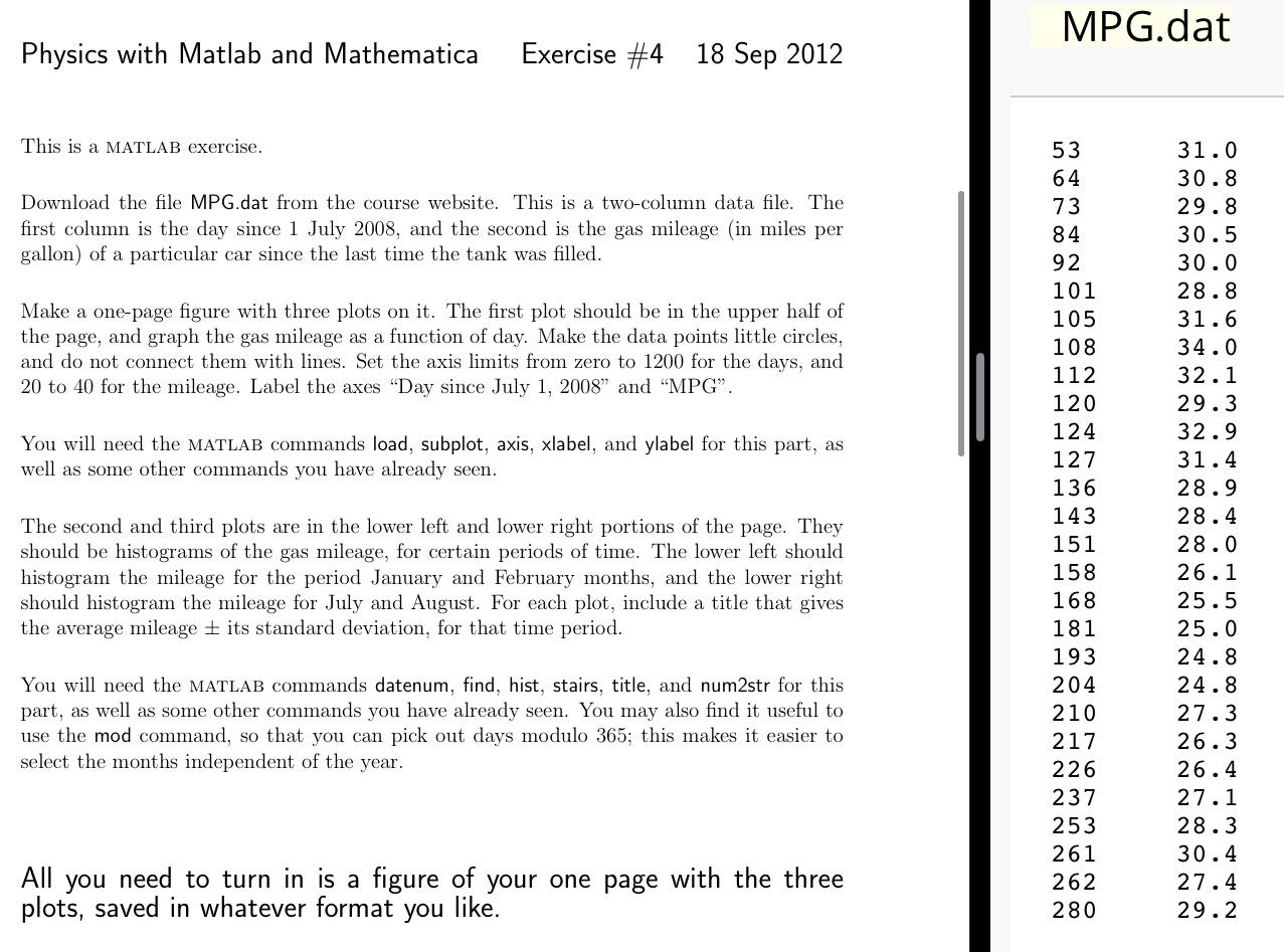 Solved Mpgdat Physics With Matlab And Mathematica Exercise 5292