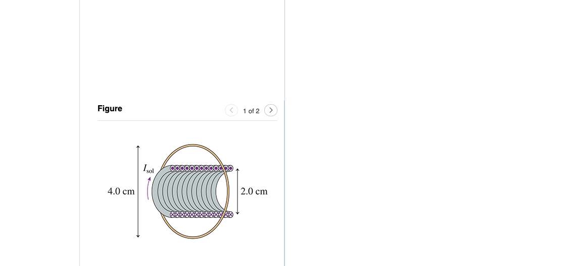 Solved (Figure 1) shows a 4.0-cm -diameter loop with | Chegg.com