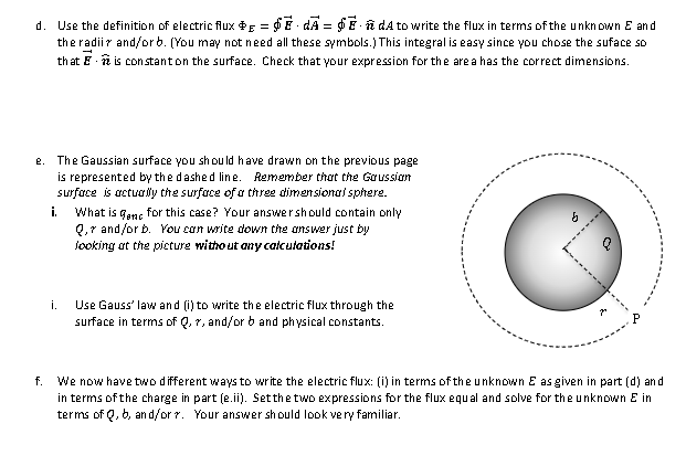 Solved Using Gauss's bw in situations writh high spmmetry: | Chegg.com