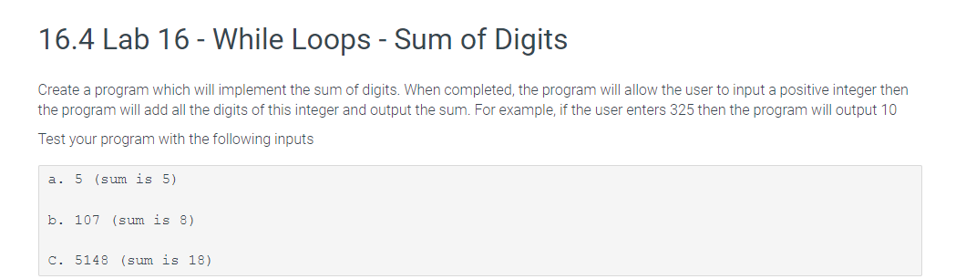 Solved Create a program which will implement the sum of | Chegg.com