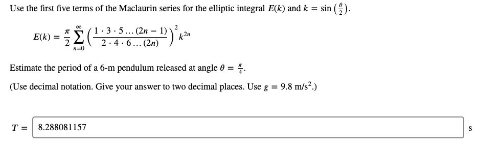 Solved Use the first five terms of the Maclaurin series for | Chegg.com