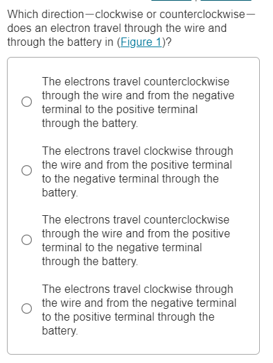 Solved Which direction-clockwise or counterclockwise- does | Chegg.com